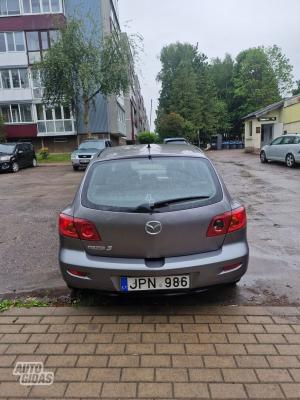 Pelēks Mazda 3 2004 Šauļi, ar dzinēja tilpumu 1.40 L un nobraukumu 290 tūkst. km par 350 €, foto 6 vietnē AUTOMOTO.COM.LV