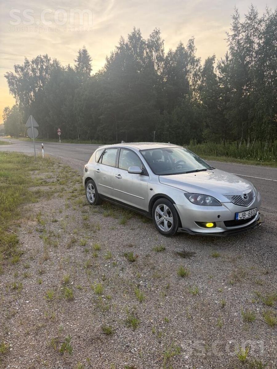 Серый Мазда 3 2004 в Тукумс, объемом двигателя 1.60 л и пробегом 274 тыс. км за 1000 €, фото 3 на AUTOMOTO.COM.LV