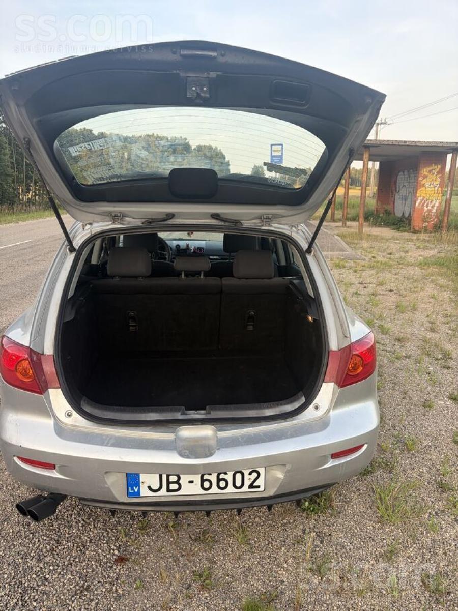 Серый Мазда 3 2004 в Тукумс, объемом двигателя 1.60 л и пробегом 274 тыс. км за 1000 €, фото 6 на AUTOMOTO.COM.LV