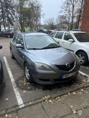 Grey Mazda 3 2005 in Kaunas, with an engine capacity of 1.60 L and mileage of 267 thousand km for 500 €, photo  on AUTOMOTO.COM.LV