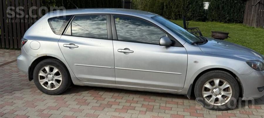 Pelēks Mazda 3 2006 Jelgava, ar dzinēja tilpumu 1.60 L un nobraukumu 167 tūkst. km par 3900 €, foto 4 vietnē AUTOMOTO.COM.LV