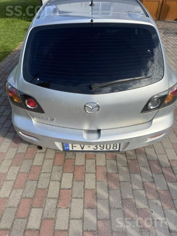 Pelēks Mazda 3 2006 Jelgava, ar dzinēja tilpumu 1.60 L un nobraukumu 167 tūkst. km par 3900 €, foto 8 vietnē AUTOMOTO.COM.LV