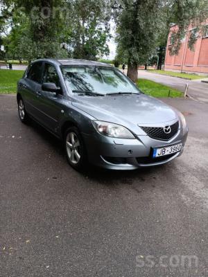 Pelēks Mazda 3 2006 Tukums, ar dzinēja tilpumu 1.60 L un nobraukumu 260 tūkst. km par 1550 €, foto 1 vietnē AUTOMOTO.COM.LV
