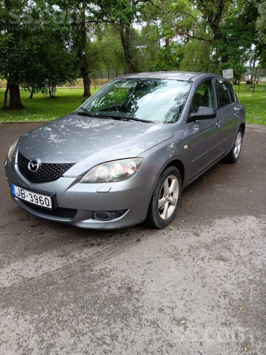 Pelēks Mazda 3 2006 Tukums, ar dzinēja tilpumu 1.60 L un nobraukumu 260 tūkst. km par 1550 €, foto 2 vietnē AUTOMOTO.COM.LV