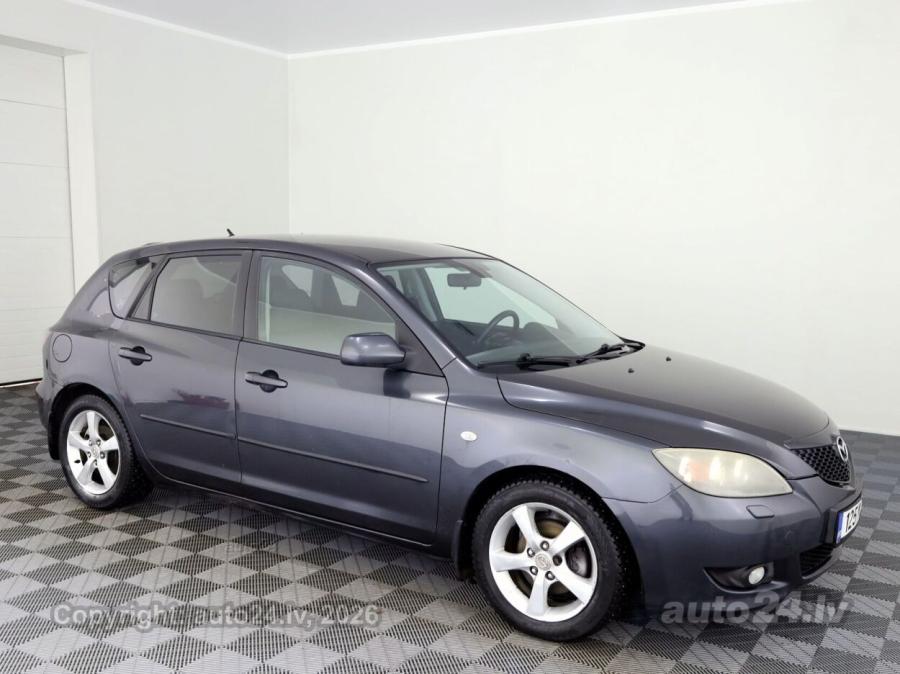 Grey Mazda 3 2006 in Tallinn, with an engine capacity of 1.60 L and mileage of 258 thousand km for 699 €, photo 1 on AUTOMOTO.COM.LV