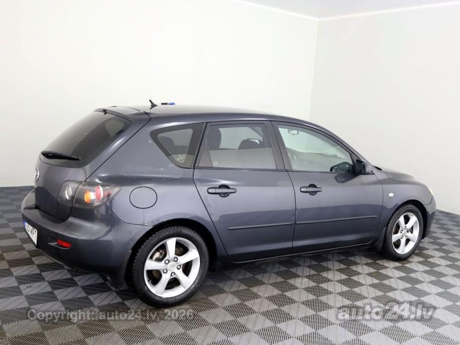 Grey Mazda 3 2006 in Tallinn, with an engine capacity of 1.60 L and mileage of 258 thousand km for 699 €, photo 3 on AUTOMOTO.COM.LV