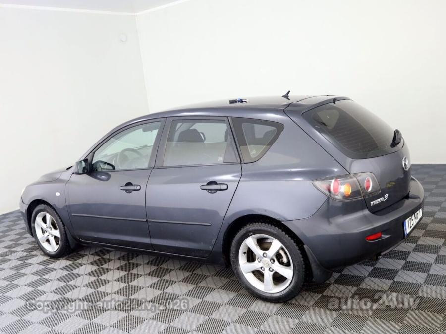 Grey Mazda 3 2006 in Tallinn, with an engine capacity of 1.60 L and mileage of 258 thousand km for 699 €, photo 4 on AUTOMOTO.COM.LV