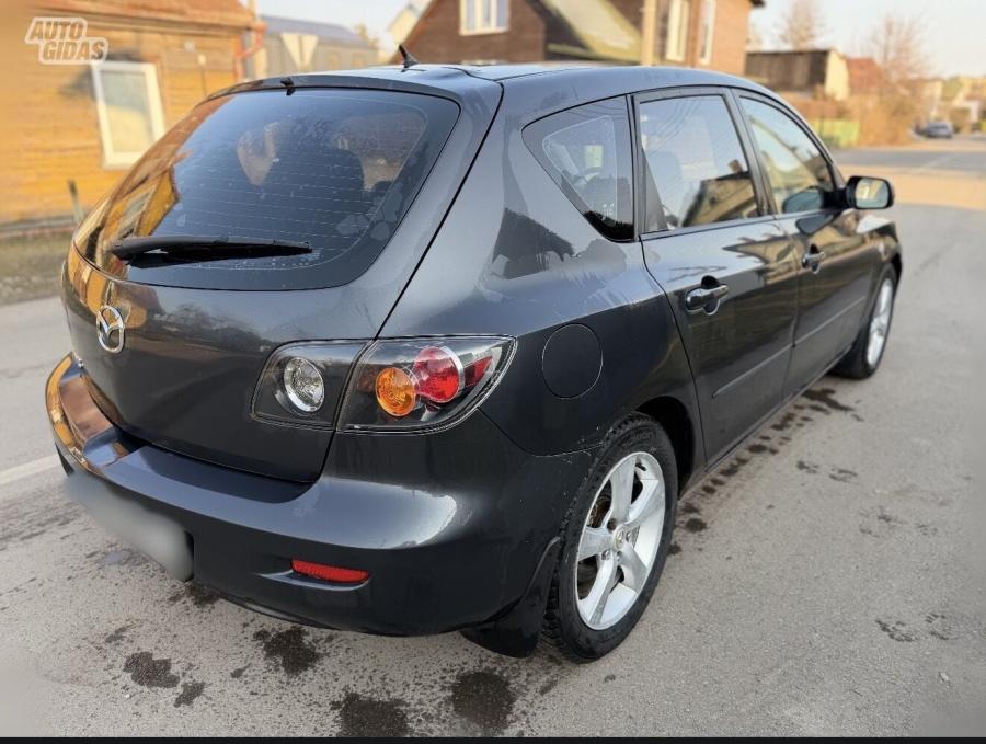 Pelēks Mazda 3 2006 Kauņa, ar dzinēja tilpumu 1.60 L un nobraukumu 257 tūkst. km par 2050 €, foto 4 vietnē AUTOMOTO.COM.LV
