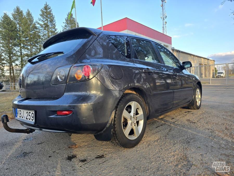 Grey Mazda 3 2006 in Radviliskis, with an engine capacity of 1.60 L and mileage of 321 thousand km for 1390 €, photo 7 on AUTOMOTO.COM.LV