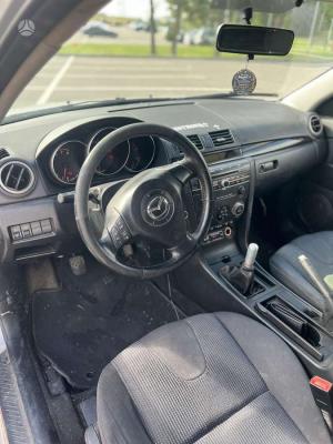 Pelēks Mazda 3 2006 Kauņa, ar dzinēja tilpumu 1.60 L un nobraukumu 244 tūkst. km par 700 €, foto 7 vietnē AUTOMOTO.COM.LV