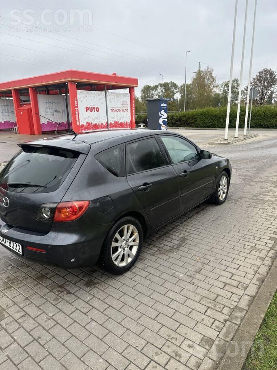 Pelēks Mazda 3 2006 Jelgava, ar dzinēja tilpumu 1.60 L un nobraukumu 166 tūkst. km par 1050 €, foto 4 vietnē AUTOMOTO.COM.LV