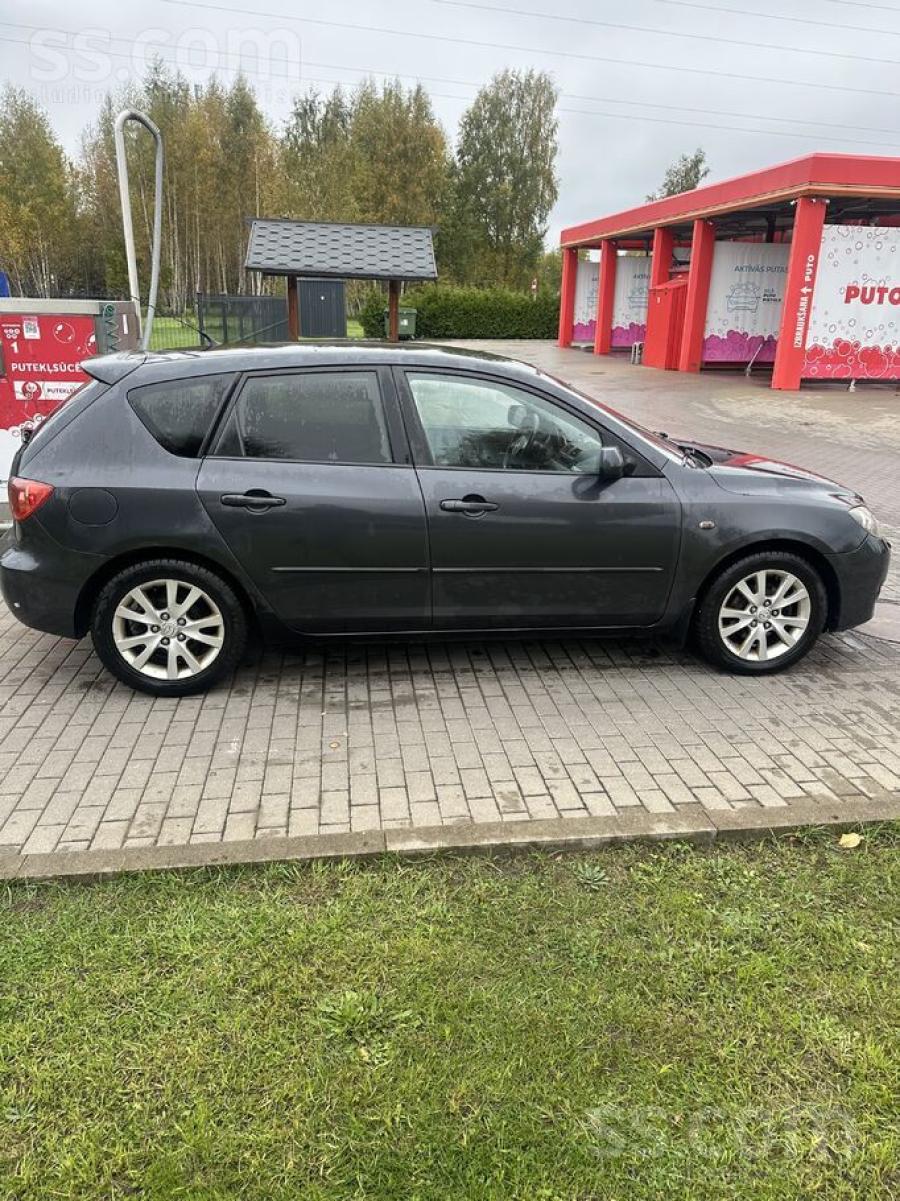 Pelēks Mazda 3 2006 Jelgava, ar dzinēja tilpumu 1.60 L un nobraukumu 166 tūkst. km par 1050 €, foto 6 vietnē AUTOMOTO.COM.LV
