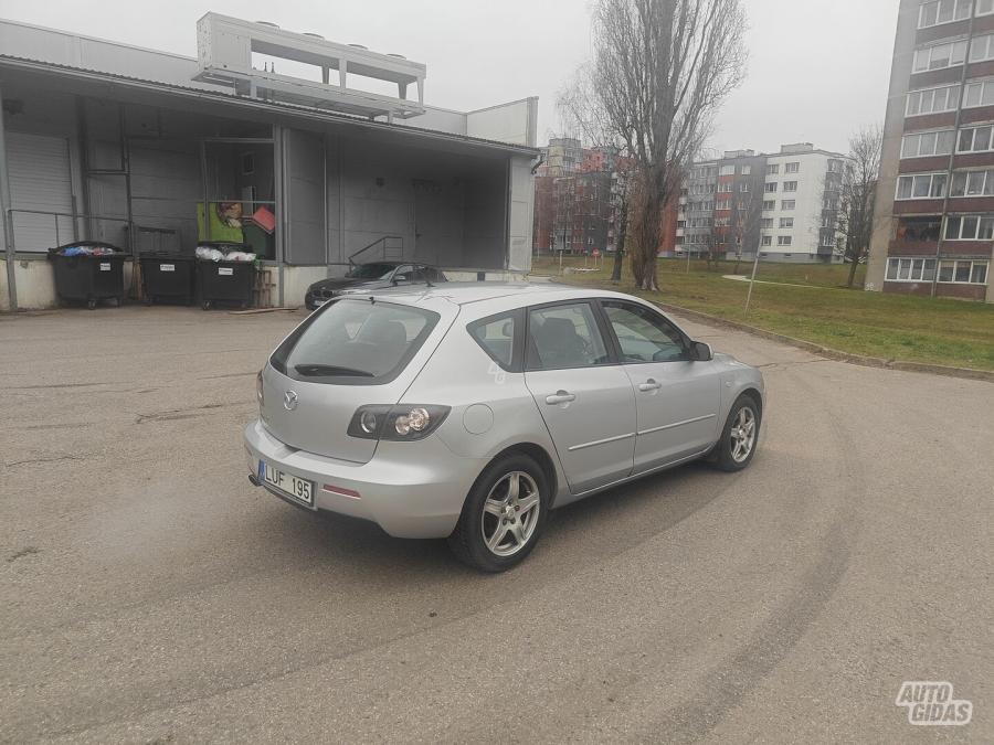 Grey Mazda 3 2007 in Jonava, with an engine capacity of 2.00 L and mileage of 249 thousand km for 950 €, photo 5 on AUTOMOTO.COM.LV