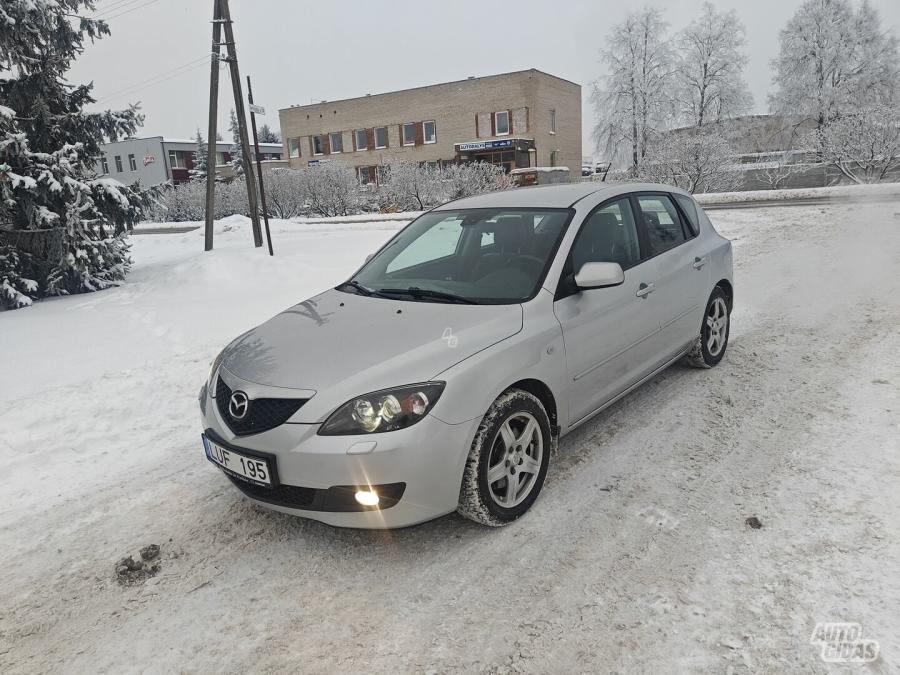 Grey Mazda 3 2007 in Jonava, with an engine capacity of 2.00 L and mileage of 250 thousand km for 950 €, photo 2 on AUTOMOTO.COM.LV