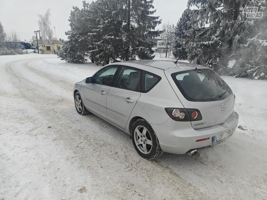Grey Mazda 3 2007 in Jonava, with an engine capacity of 2.00 L and mileage of 252 thousand km for 950 €, photo 5 on AUTOMOTO.COM.LV