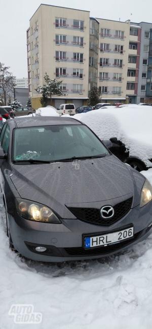 Pelēks Mazda 3 2007 Viļņa, ar dzinēja tilpumu 1.60 L un nobraukumu 242 tūkst. km par 1000 €, foto 4 vietnē AUTOMOTO.COM.LV
