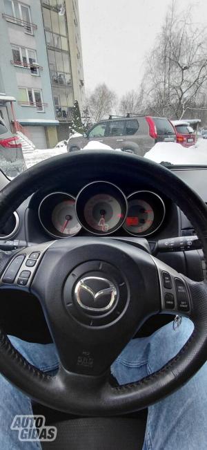 Pelēks Mazda 3 2007 Viļņa, ar dzinēja tilpumu 1.60 L un nobraukumu 242 tūkst. km par 1000 €, foto 6 vietnē AUTOMOTO.COM.LV