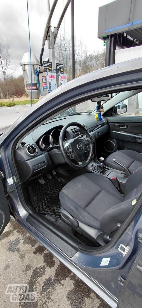 Grey Mazda 3 2007 in Vilnius, with an engine capacity of 1.60 L and mileage of 242 thousand km for 1000 €, photo 10 on AUTOMOTO.COM.LV