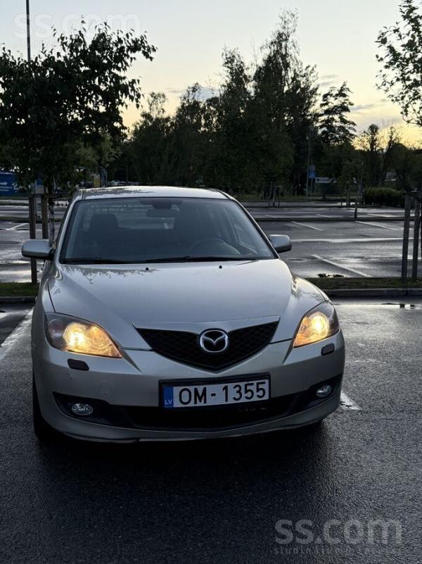 Grey Mazda 3 2007 in Riga, with an engine capacity of 1.60 L and mileage of 165 thousand km for 800 €, photo 3 on AUTOMOTO.COM.LV