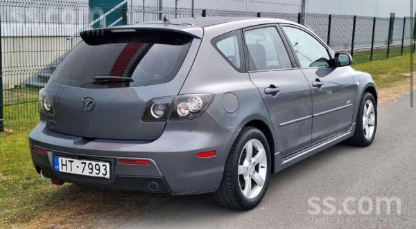 Pelēks Mazda 3 2007 Rīga, ar dzinēja tilpumu 2.00 L un nobraukumu 190 tūkst. km par 899 €, foto 3 vietnē AUTOMOTO.COM.LV