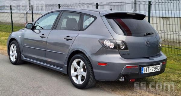Pelēks Mazda 3 2007 Rīga, ar dzinēja tilpumu 2.00 L un nobraukumu 190 tūkst. km par 899 €, foto 4 vietnē AUTOMOTO.COM.LV