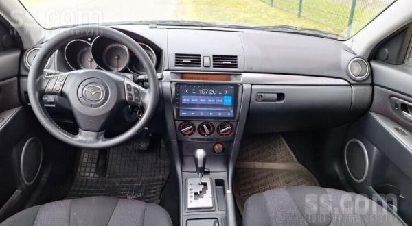 Pelēks Mazda 3 2007 Rīga, ar dzinēja tilpumu 2.00 L un nobraukumu 190 tūkst. km par 899 €, foto 8 vietnē AUTOMOTO.COM.LV