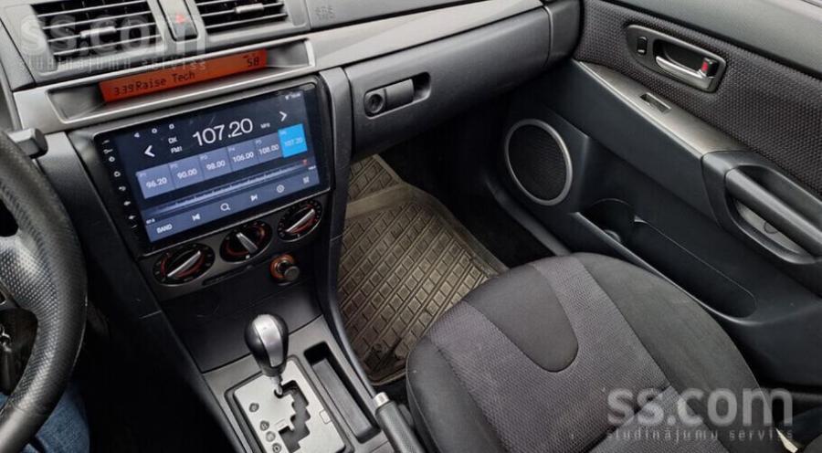 Grey Mazda 3 2007 in Riga, with an engine capacity of 2.00 L and mileage of 190 thousand km for 899 €, photo 14 on AUTOMOTO.COM.LV