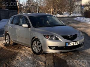 Pelēks Mazda 3 2007 Jelgava, ar dzinēja tilpumu 1.60 L un nobraukumu 248 tūkst. km par 1350 €, foto  vietnē AUTOMOTO.COM.LV