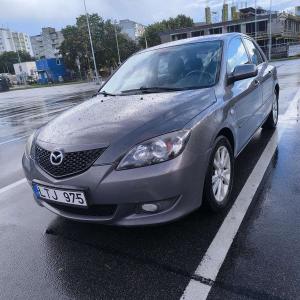 Grey Mazda 3 2007 in Vilnius, with an engine capacity of 1.60 L and mileage of 168 thousand km for 1800 €, photo  on AUTOMOTO.COM.LV