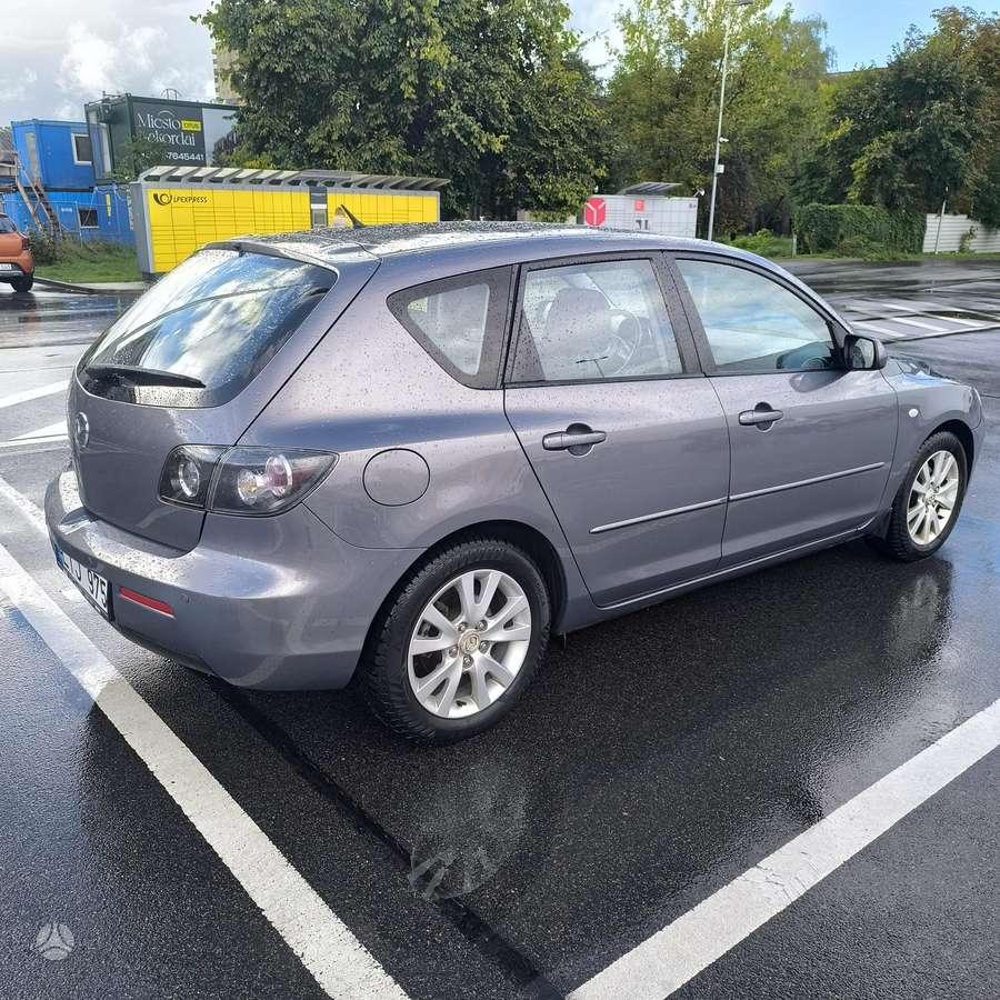 Grey Mazda 3 2007 in Vilnius, with an engine capacity of 1.60 L and mileage of 168 thousand km for 1800 €, photo 5 on AUTOMOTO.COM.LV