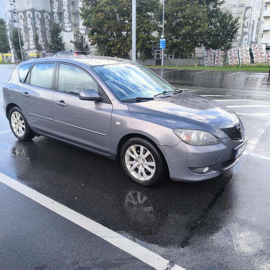 Grey Mazda 3 2007 in Vilnius, with an engine capacity of 1.60 L and mileage of 168 thousand km for 1800 €, photo 6 on AUTOMOTO.COM.LV