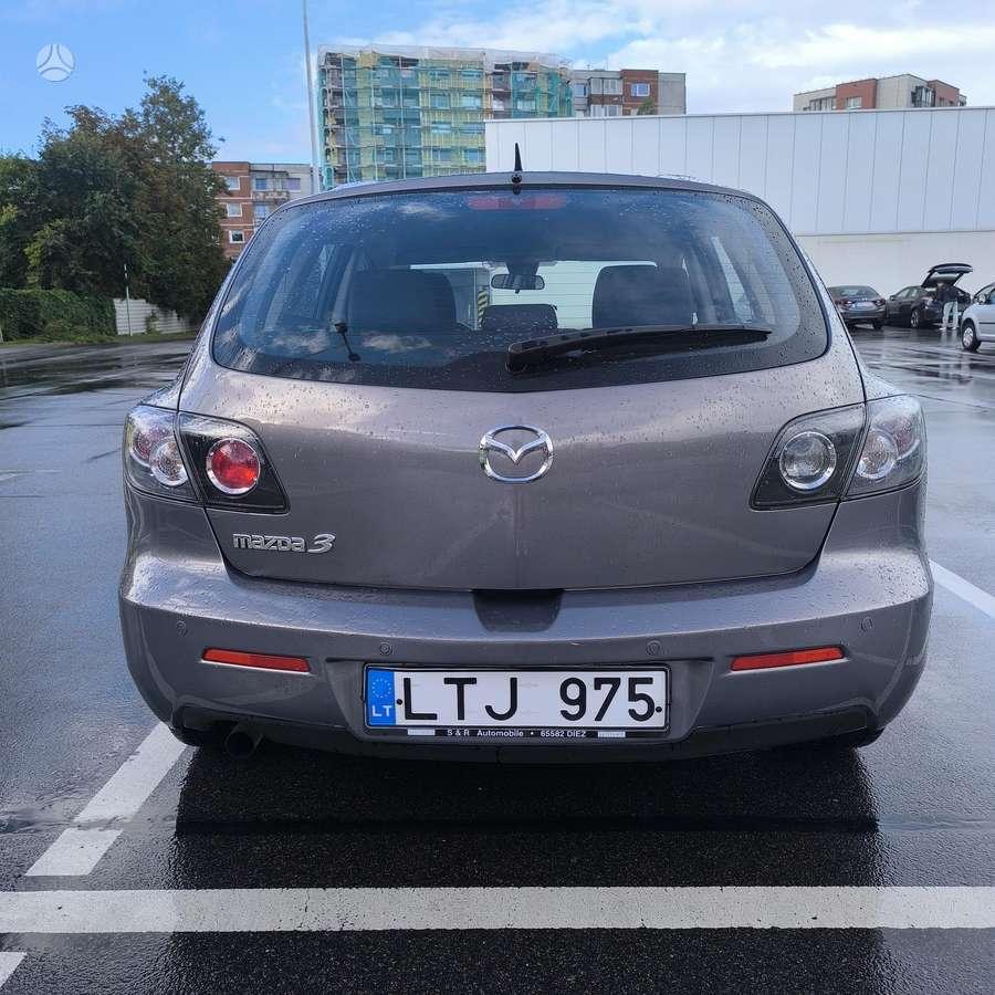 Grey Mazda 3 2007 in Vilnius, with an engine capacity of 1.60 L and mileage of 168 thousand km for 1800 €, photo 7 on AUTOMOTO.COM.LV