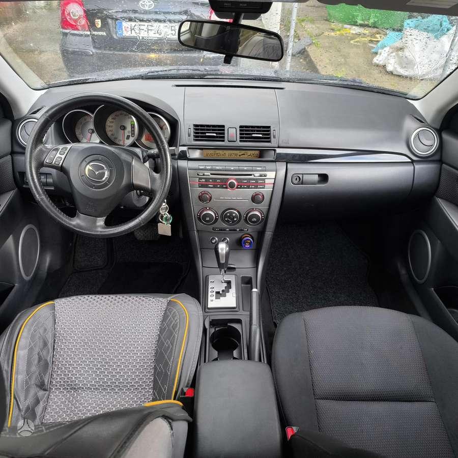 Grey Mazda 3 2007 in Vilnius, with an engine capacity of 1.60 L and mileage of 168 thousand km for 1800 €, photo 8 on AUTOMOTO.COM.LV