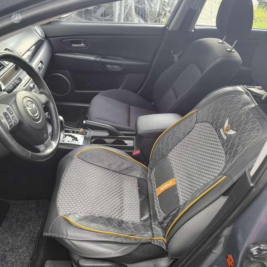 Grey Mazda 3 2007 in Vilnius, with an engine capacity of 1.60 L and mileage of 168 thousand km for 1800 €, photo 11 on AUTOMOTO.COM.LV
