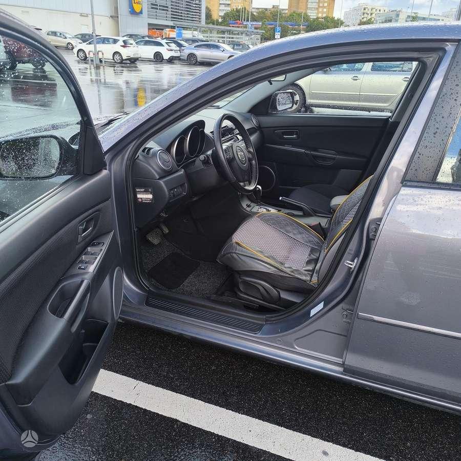 Grey Mazda 3 2007 in Vilnius, with an engine capacity of 1.60 L and mileage of 168 thousand km for 1800 €, photo 12 on AUTOMOTO.COM.LV