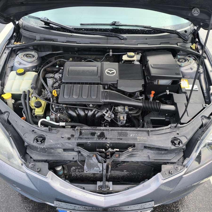 Pelēks Mazda 3 2007 Viļņa, ar dzinēja tilpumu 1.60 L un nobraukumu 168 tūkst. km par 1800 €, foto 22 vietnē AUTOMOTO.COM.LV
