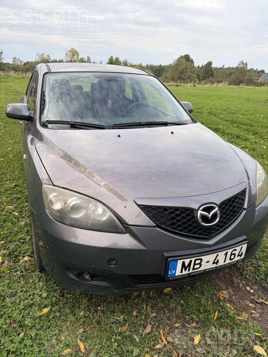 Grey Mazda 3 2007 in Rezekne, with an engine capacity of 1.60 L and mileage of 229 thousand km for 750 €, photo 1 on AUTOMOTO.COM.LV