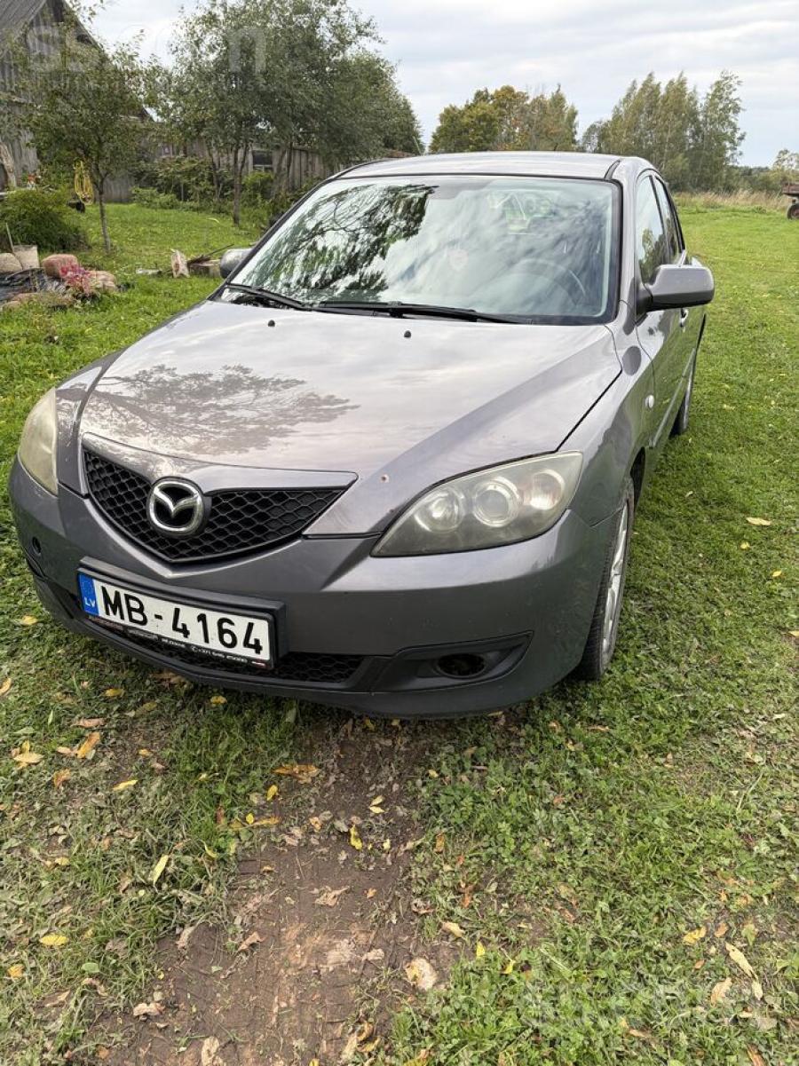 Grey Mazda 3 2007 in Rezekne, with an engine capacity of 1.60 L and mileage of 229 thousand km for 750 €, photo 3 on AUTOMOTO.COM.LV