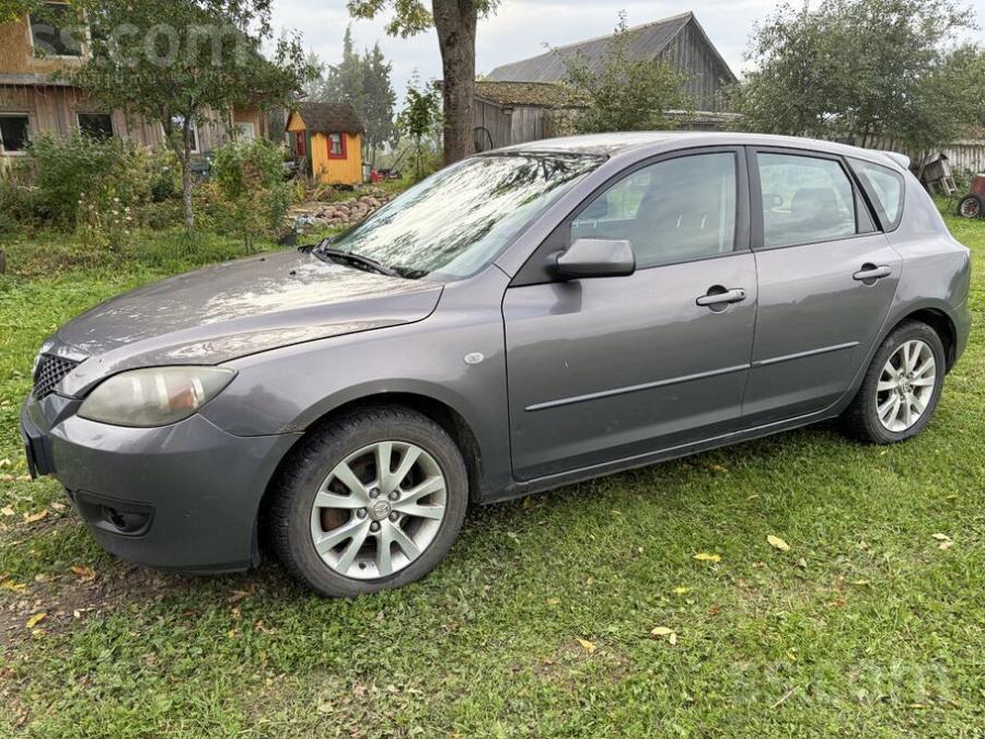 Grey Mazda 3 2007 in Rezekne, with an engine capacity of 1.60 L and mileage of 229 thousand km for 750 €, photo 4 on AUTOMOTO.COM.LV
