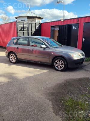 Pelēks Mazda 3 2007 Rīga, ar dzinēja tilpumu 1.60 L un nobraukumu 230 tūkst. km par 1950 €, foto  vietnē AUTOMOTO.COM.LV
