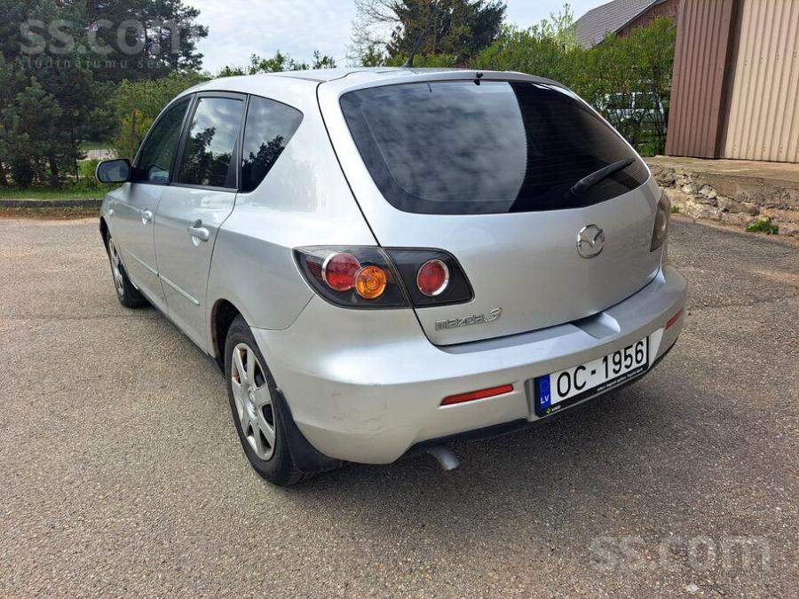 Grey Mazda 3 2008 in Jekabpils, with an engine capacity of 1.60 L and mileage of 264 thousand km for 1590 €, photo 4 on AUTOMOTO.COM.LV