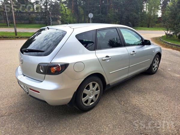Grey Mazda 3 2008 in Jekabpils, with an engine capacity of 1.60 L and mileage of 264 thousand km for 1590 €, photo 6 on AUTOMOTO.COM.LV
