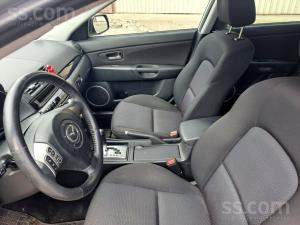 Grey Mazda 3 2008 in Jekabpils, with an engine capacity of 1.60 L and mileage of 264 thousand km for 1590 €, photo 9 on AUTOMOTO.COM.LV
