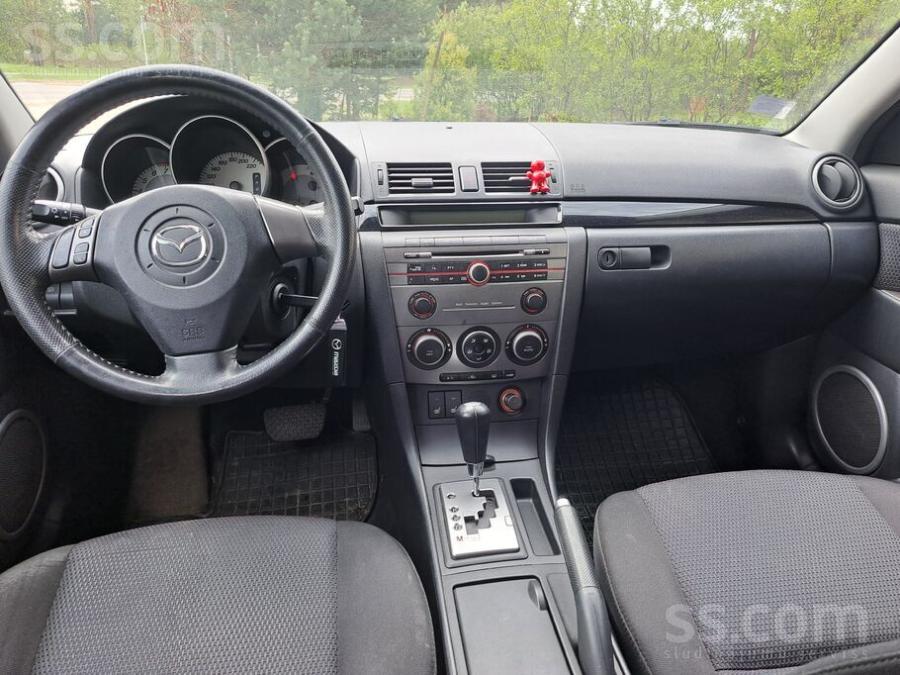 Grey Mazda 3 2008 in Jekabpils, with an engine capacity of 1.60 L and mileage of 264 thousand km for 1590 €, photo 11 on AUTOMOTO.COM.LV