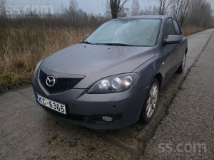 Pelēks Mazda 3 2008 Madona, ar dzinēja tilpumu 1.60 L un nobraukumu 315 tūkst. km par 1200 €, foto  vietnē AUTOMOTO.COM.LV