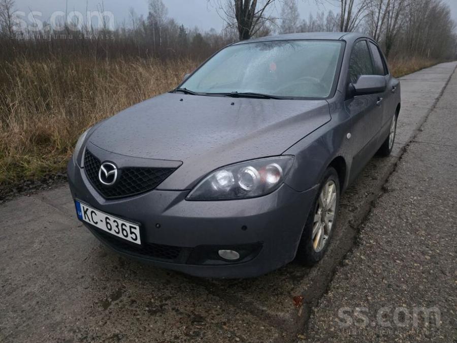 Grey Mazda 3 2008 in Madona, with an engine capacity of 1.60 L and mileage of 315 thousand km for 1200 €, photo 1 on AUTOMOTO.COM.LV