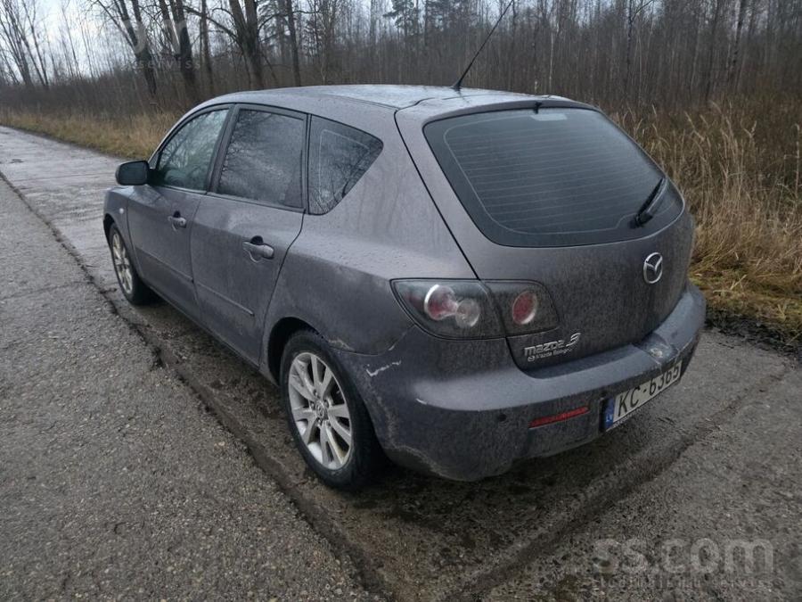 Grey Mazda 3 2008 in Madona, with an engine capacity of 1.60 L and mileage of 315 thousand km for 1200 €, photo 2 on AUTOMOTO.COM.LV