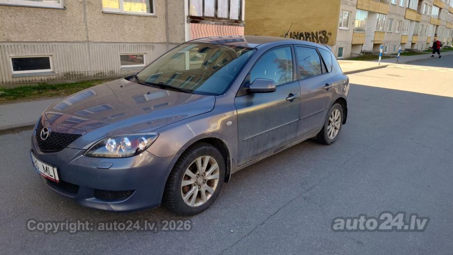 Grey Mazda 3 2008 in Tallinn, with an engine capacity of 1.60 L and mileage of 300 thousand km for 500 €, photo 1 on AUTOMOTO.COM.LV