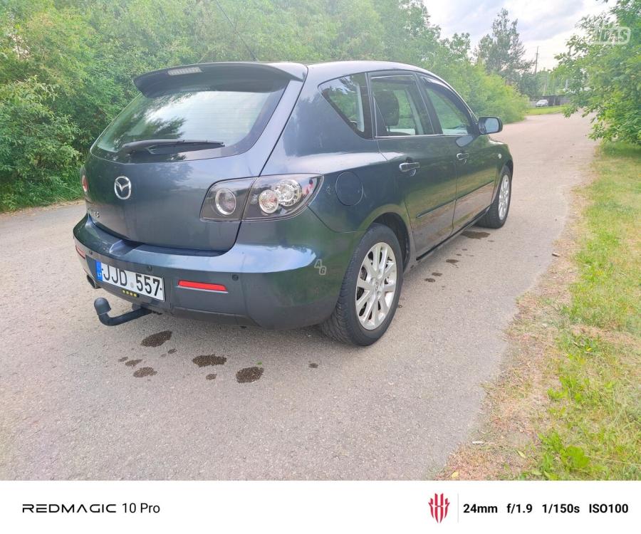 Grey Mazda 3 2008 in Panevezys, with an engine capacity of 1.60 L and mileage of 250 thousand km for 2250 €, photo 4 on AUTOMOTO.COM.LV