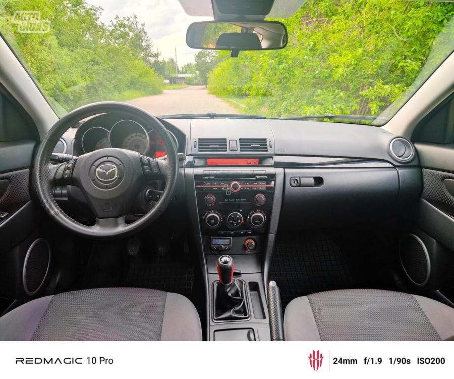 Grey Mazda 3 2008 in Panevezys, with an engine capacity of 1.60 L and mileage of 250 thousand km for 2250 €, photo 6 on AUTOMOTO.COM.LV